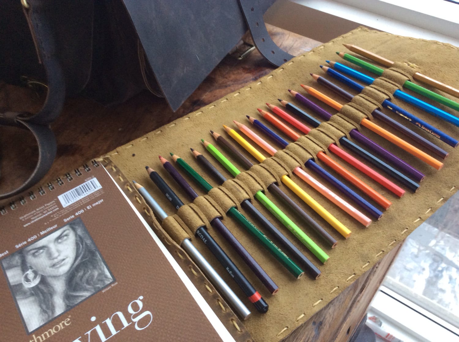 Custom Sketchbook Cover, Leather Sketch Journal, Custom Leather ...