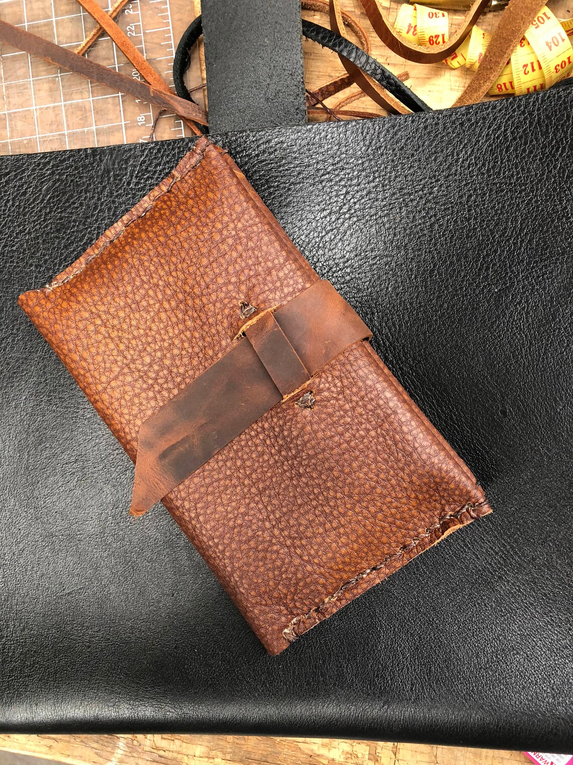 Dual iPhone Case, Two Phone Clutch, Leather Case, Double Phone Cover ...