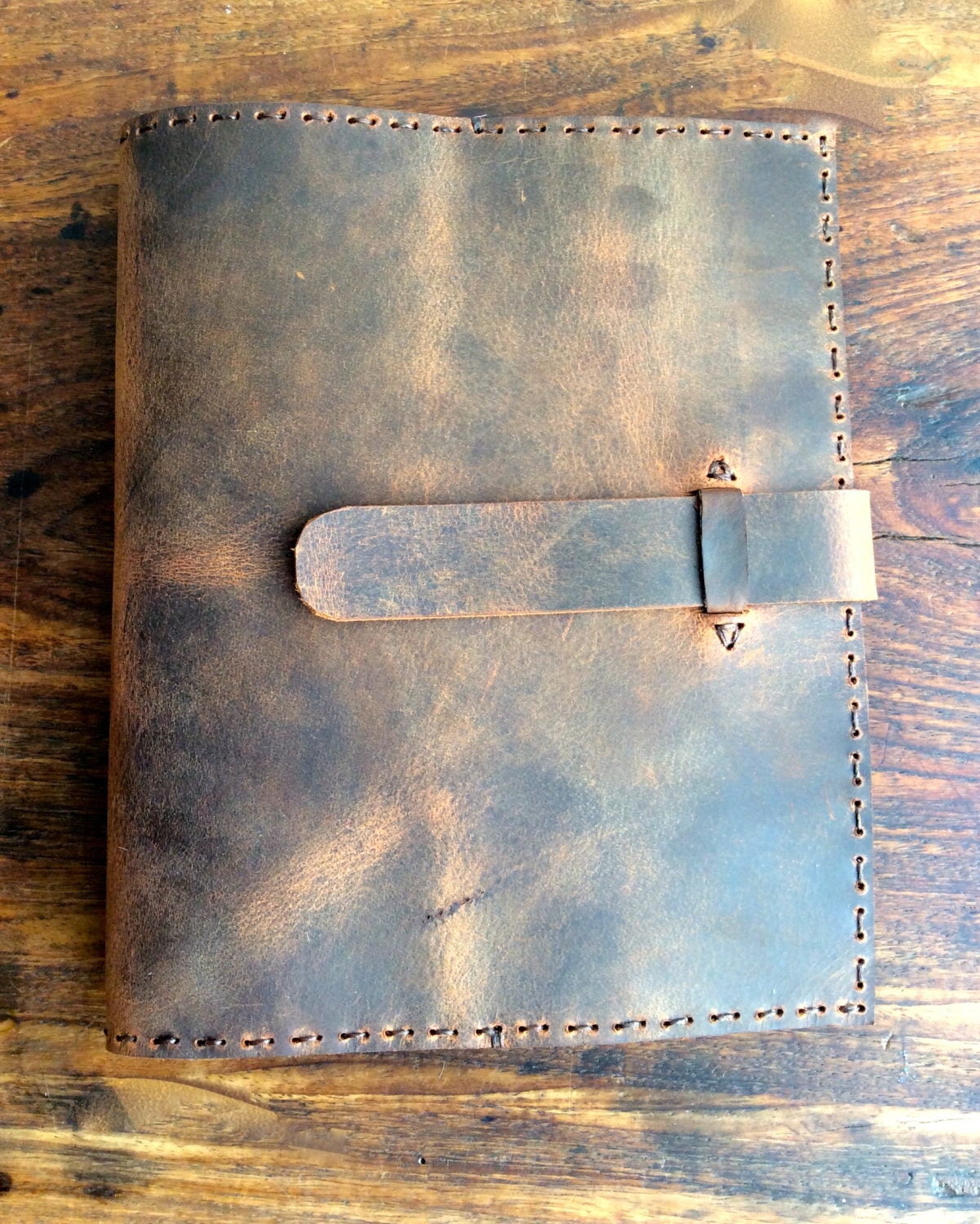 Rustic leather journal, Composition book cover, Handmade composition ...