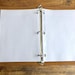 Binder / 8.5 X 11 / Large Notebook Binder / Simple Minimalist Leather ...