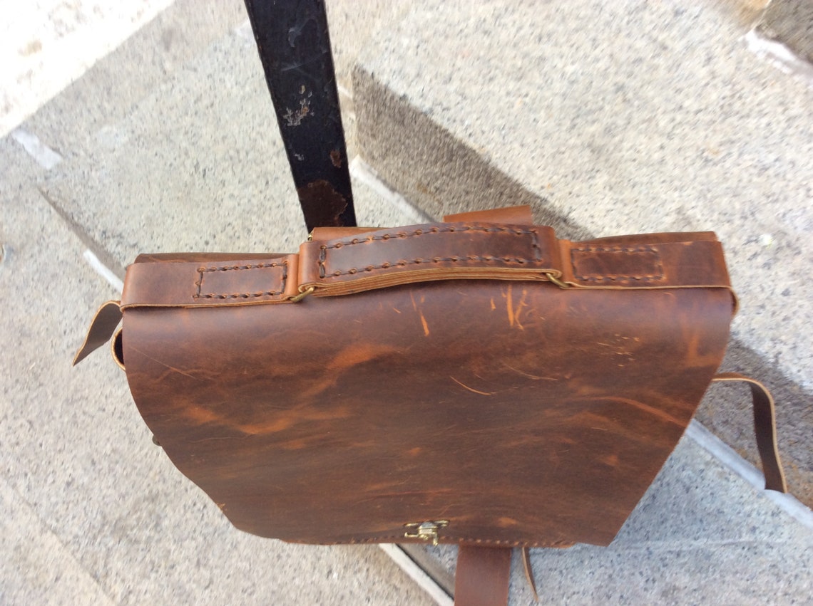 Custom backpacks Mens leather weekender Custom made - Etsy Nederland