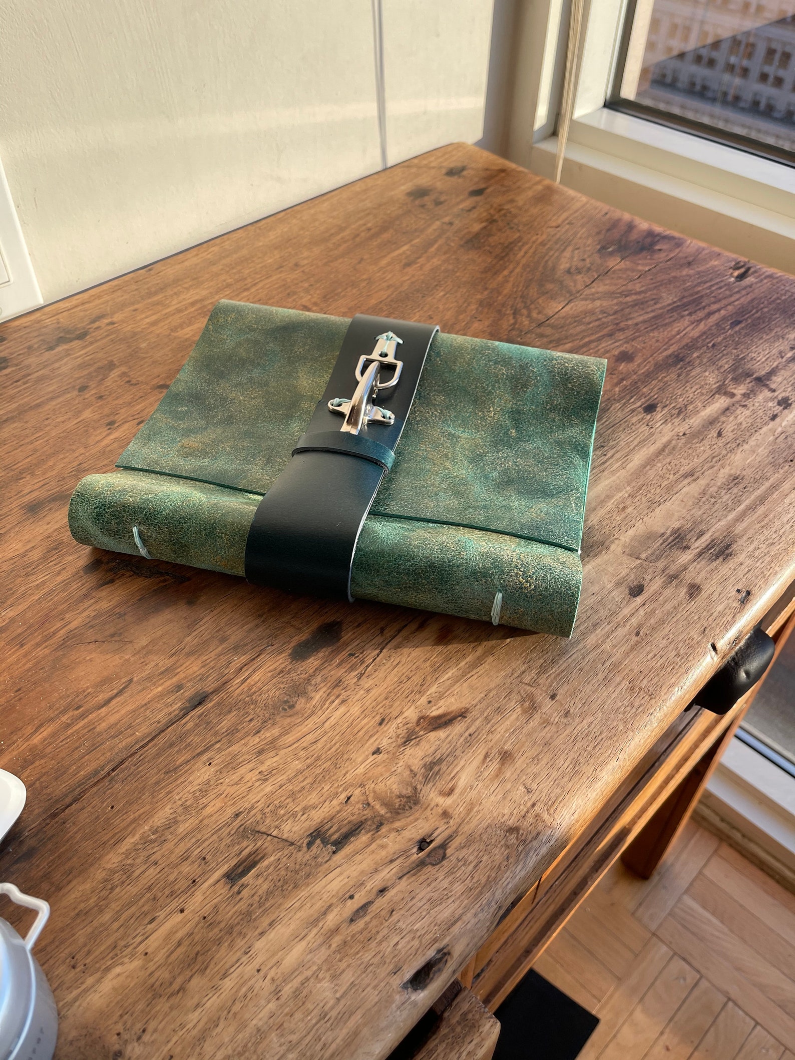 6 Ring Binder / Jade 6 Ring Planner / 6 Ring Leather Organizer - Etsy