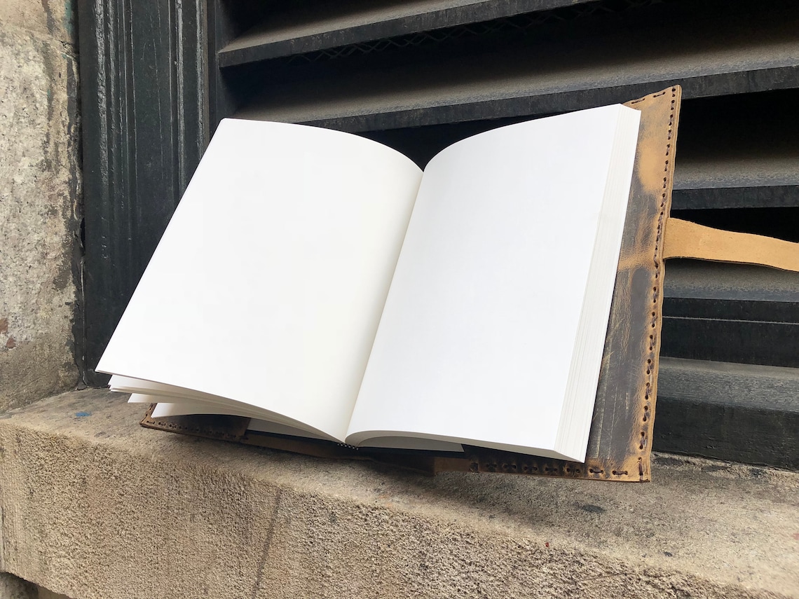 8.5 X 11 Notebook / Large Notebook / Handmade Leather Journal - Etsy