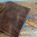 Handmade iPad Padfolio, Custom Rugged Leather iPad Padfolio Organizer ...
