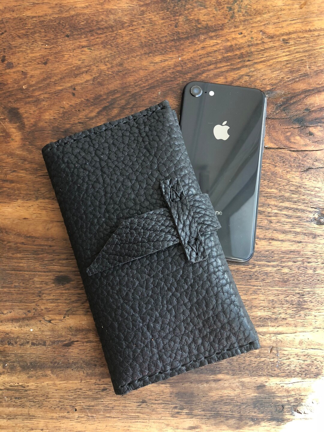 Double iPhone Case/ Phone Clutch/ Dual Case Pouch / Leather iPhone Case ...