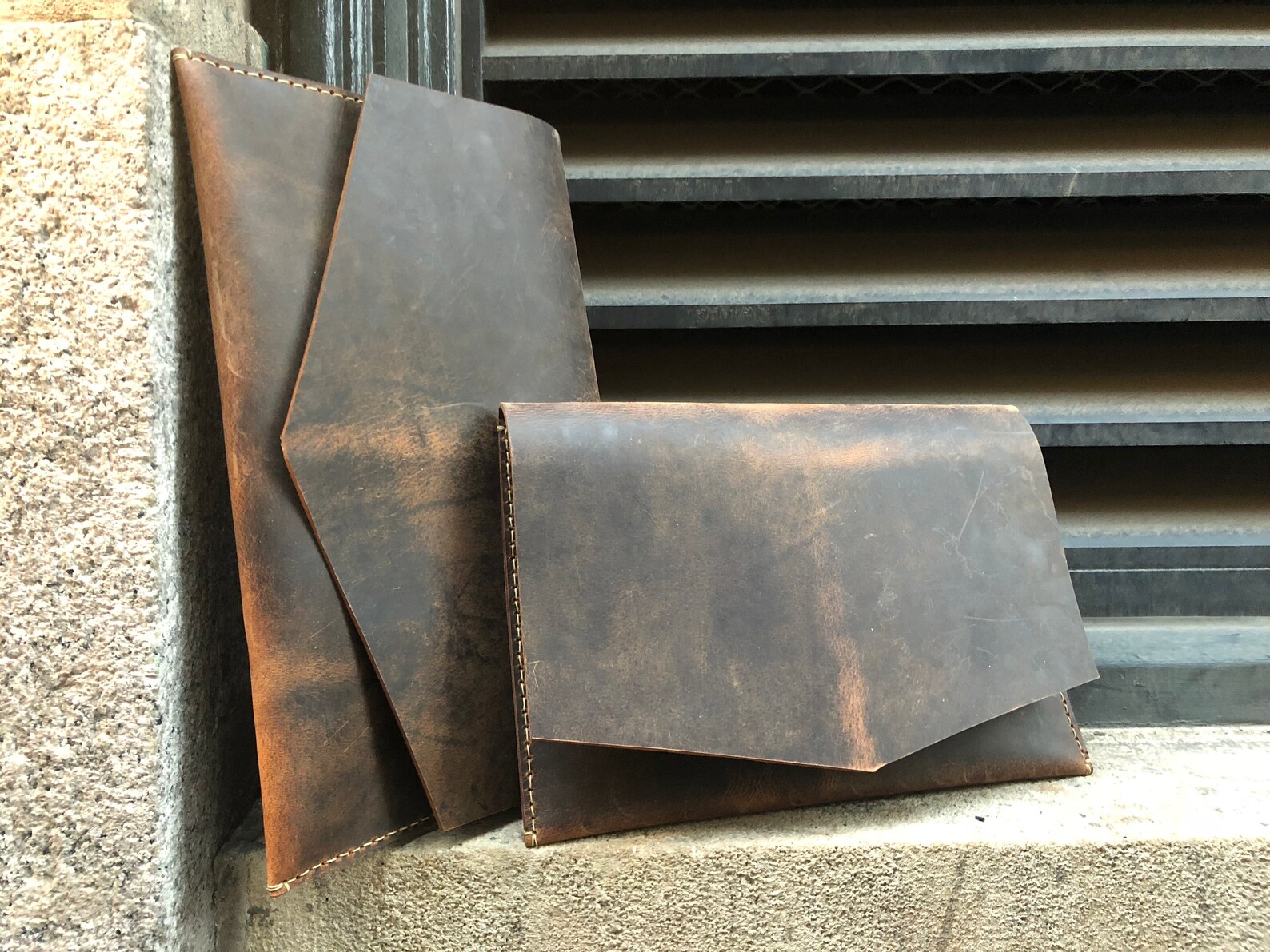 Leather Document Holder Work Folder A4 Portfolio Leather - Etsy