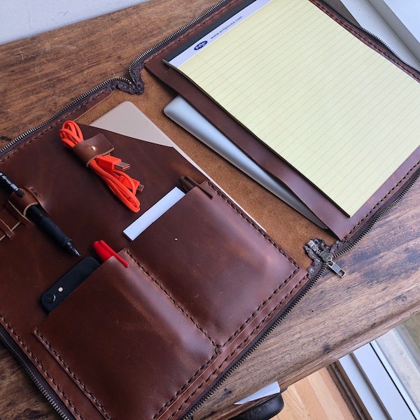 Leather Resume Folder - Etsy