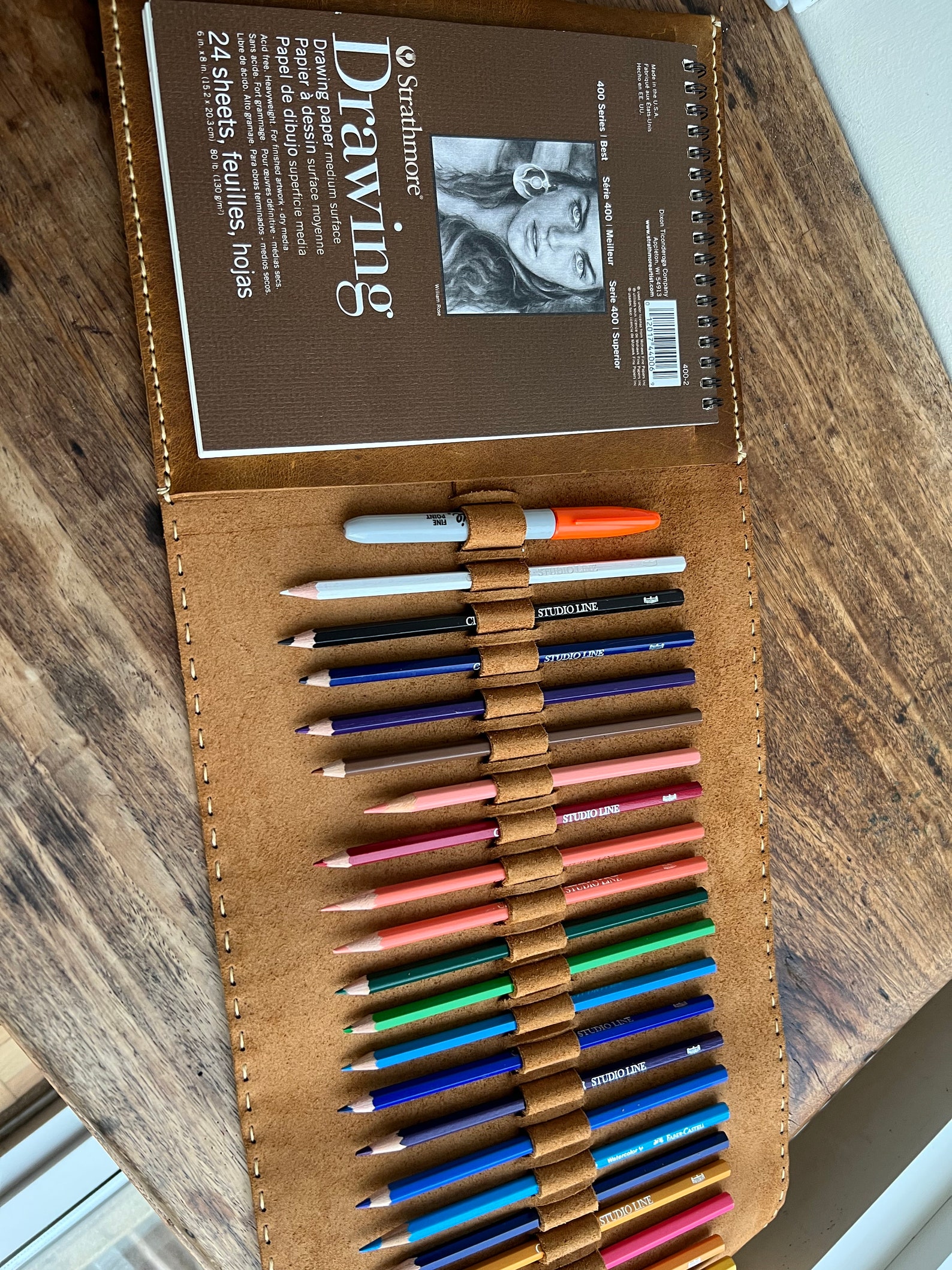 Custom Sketchbook Cover, Leather Sketch Journal, Custom Leather ...