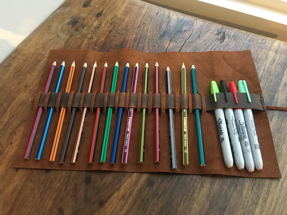 Pen Case Holder Custom Pencil Case Handmade Unique Pencil - Etsy Denmark