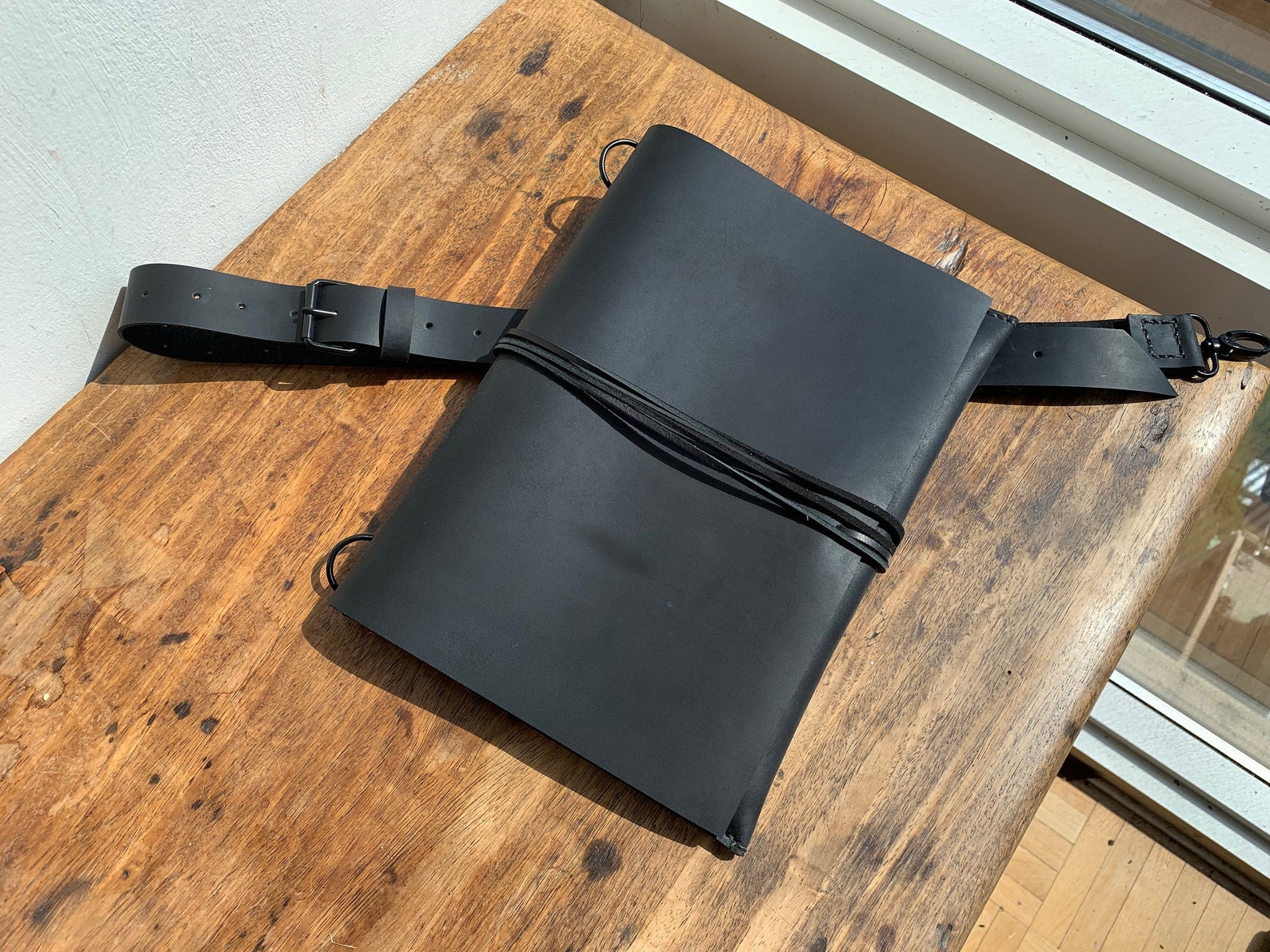 Ipad Case With Crossbody Strap / Leather Ipad Bag Messenger / - Etsy