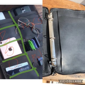 Custom Binders, Business Notebook, Leather Binder Organizer, 3 Ring ...