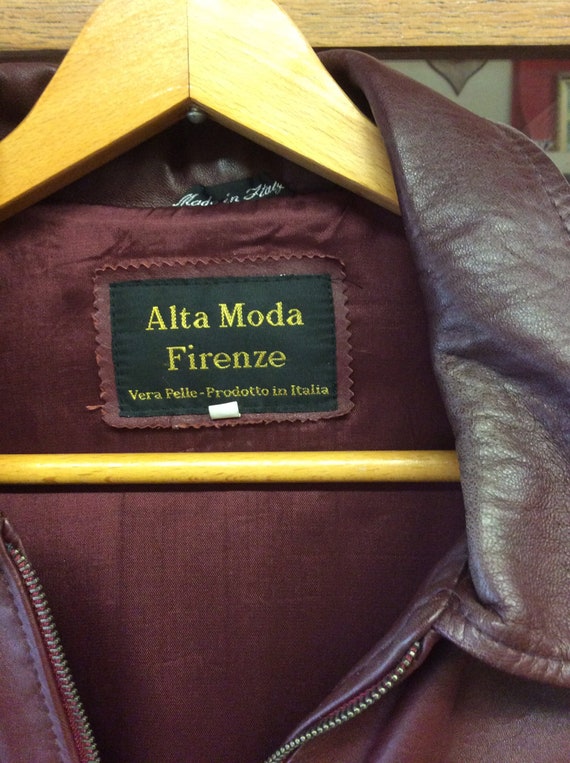 Men's king-sized Italian leather coat by Alta Moda Fi… - Gem