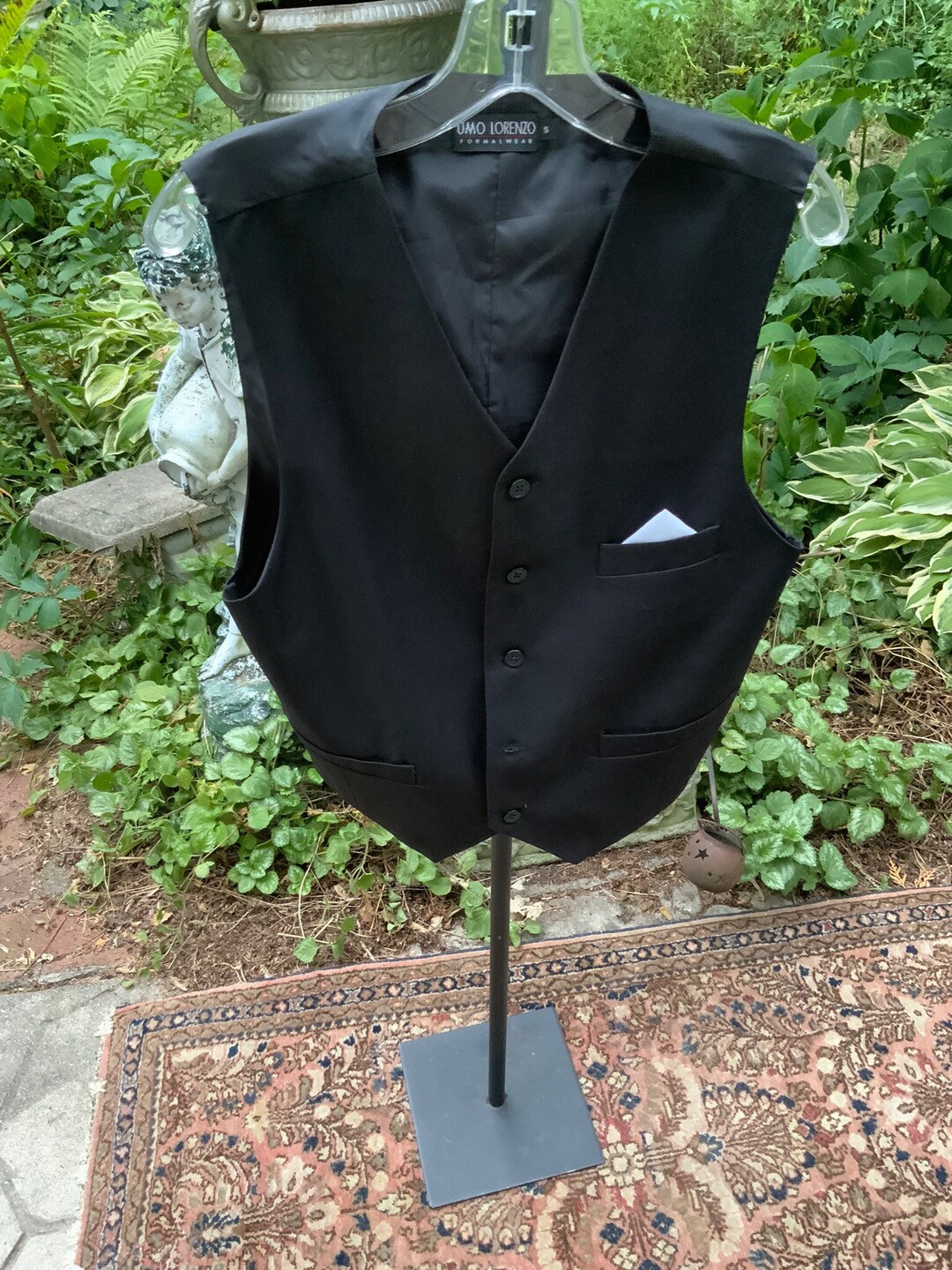 Umo Lorenzo Black Vest - Etsy