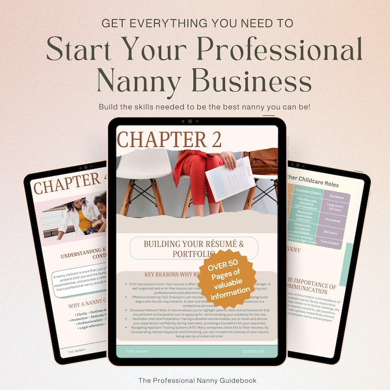 Nanny Guidebook: Nanny Contract, Agreement & Caregiver Checklist E-book ...