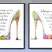 Illustrated Shoe Art Print With Funny Shoe Quote - High Heel Art, Funny ...