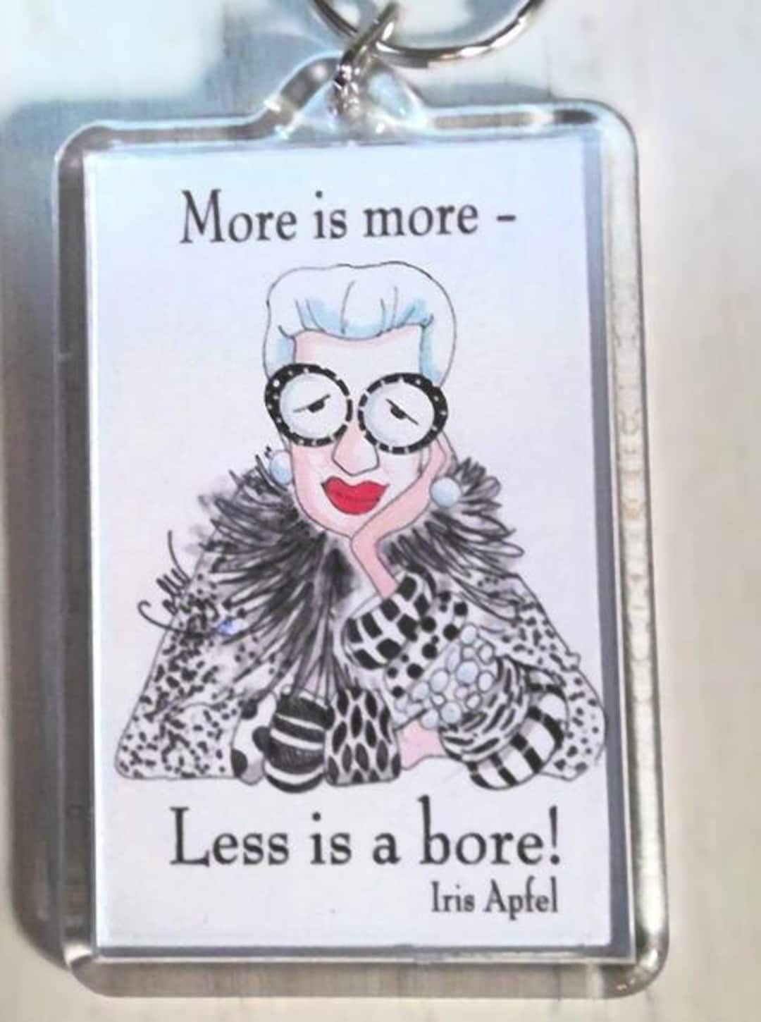 New & Improved Iris Apfel Inspired Key Ring, Iris Apfel Accessory for ...