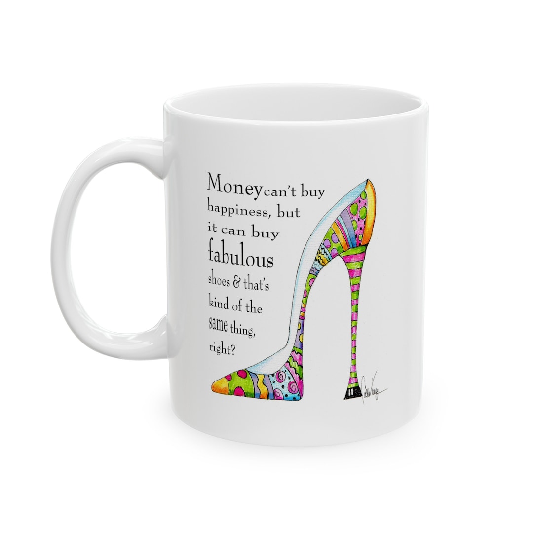 Soleful Ceramic Mug, Fabulous Shoe Mug(11ounce) Shoe Image Mug, Funny ...