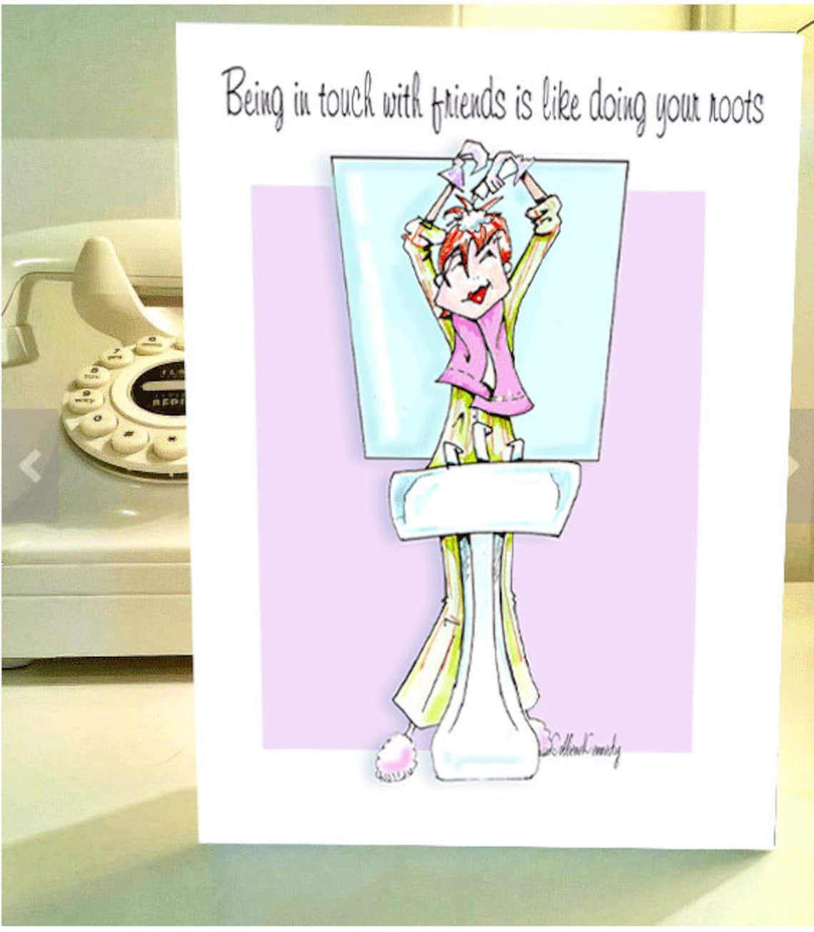 Funny women greetings Funny friendship funny woman humor | Etsy