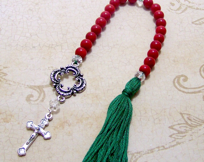Medieval Rosary - Paternoster - Medieval Prayer Beads, Bamboo Coral ...