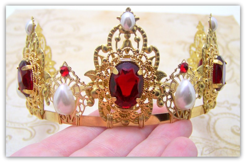 Medieval Tiara - Renaissance Tiara - Tudor Tiara, Medieval Jewelry ...