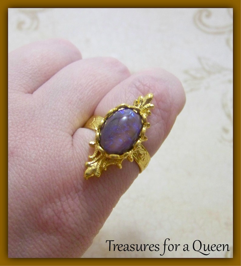 Medieval Ring Victorian Ring Renaissance Jewelry Medieval - Etsy