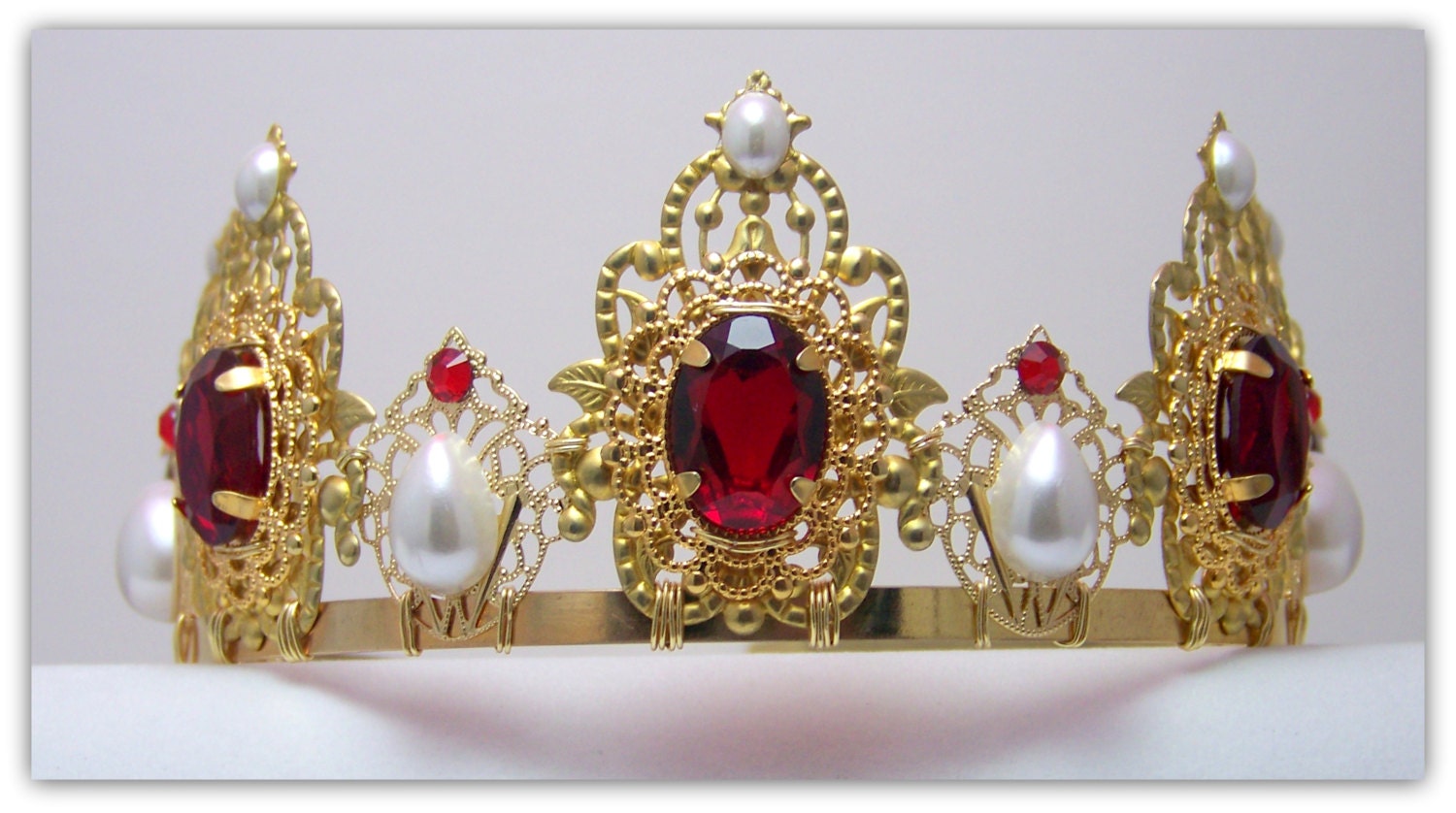 Medieval Tiara Renaissance Tiara Tudor Tiara Medieval - Etsy