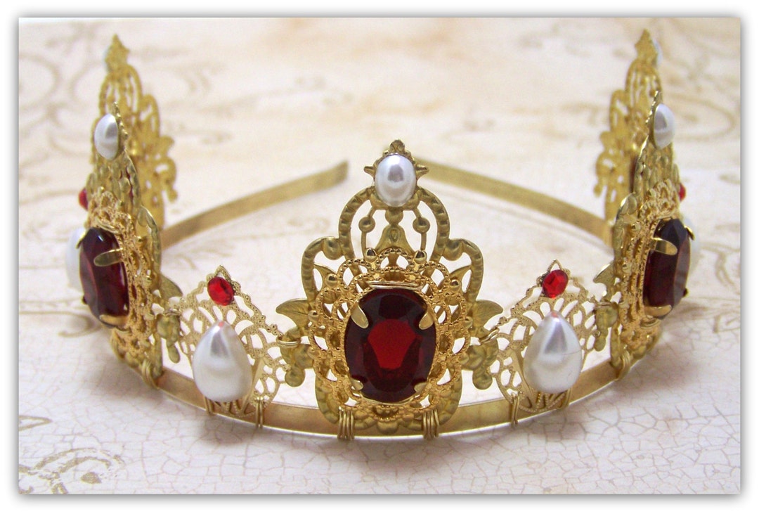 Medieval Tiara - Renaissance Tiara - Tudor Tiara, Medieval Jewelry ...