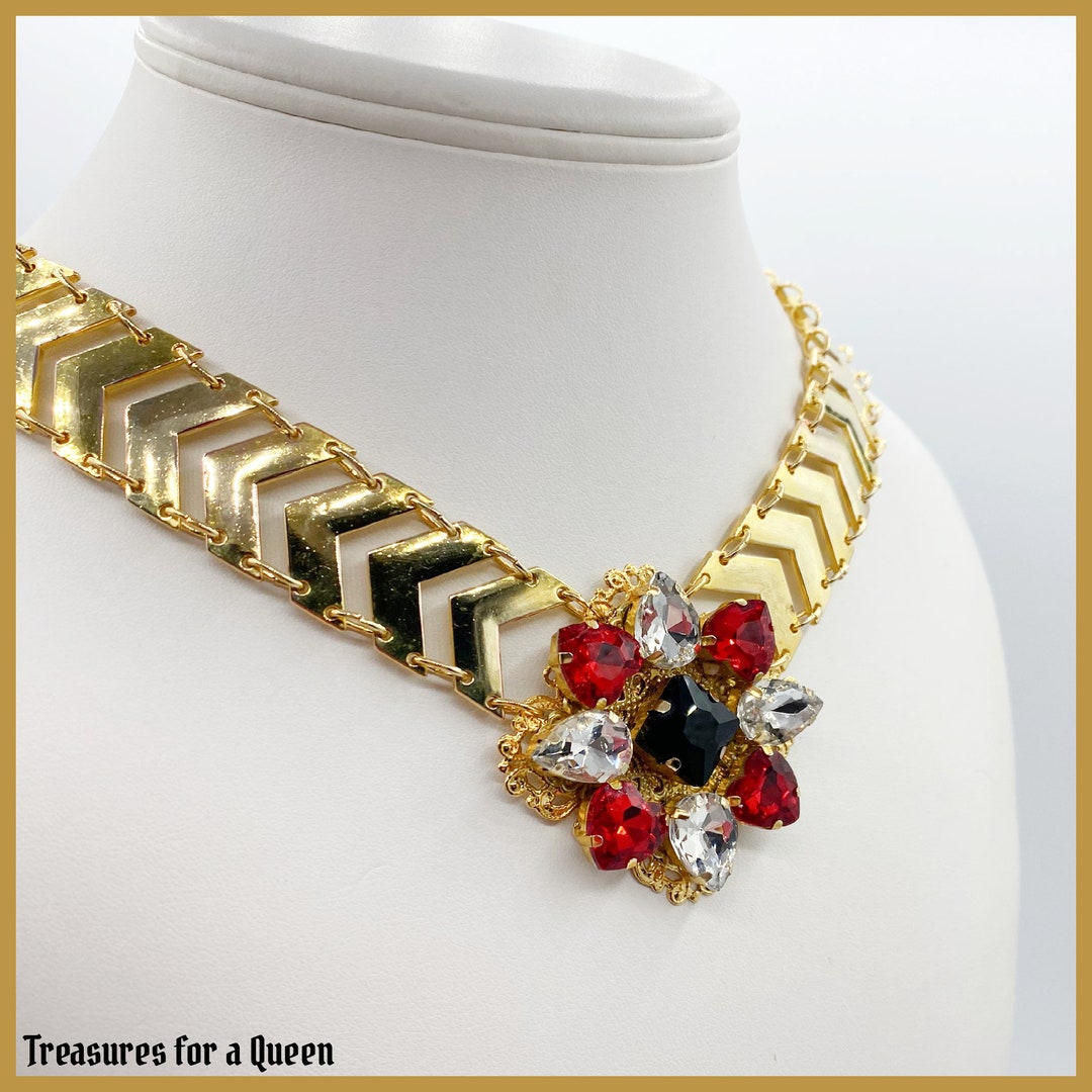 Tudor Replica Necklace, Elizabeth Woodville Medieval Historical ...