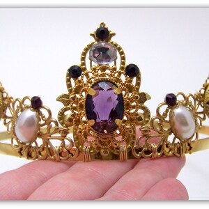 Medieval Tudor Tiara - Handmade Reign Catherine De' Medici Wire Wrapped ...
