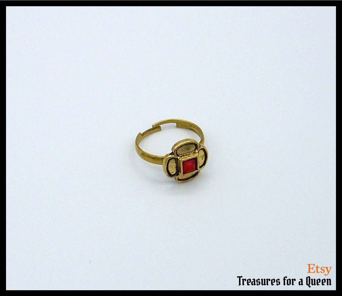 Historical Reproduction Tudor Ring Medieval Ring Catherine | Etsy