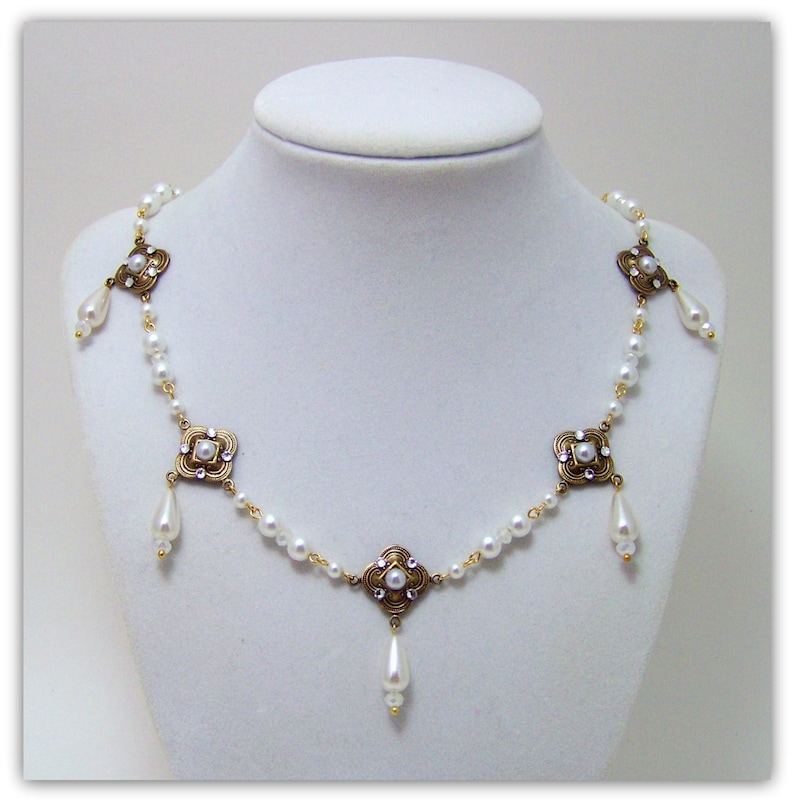 Medieval Necklace Renaissance Necklace Medieval Jewelry - Etsy