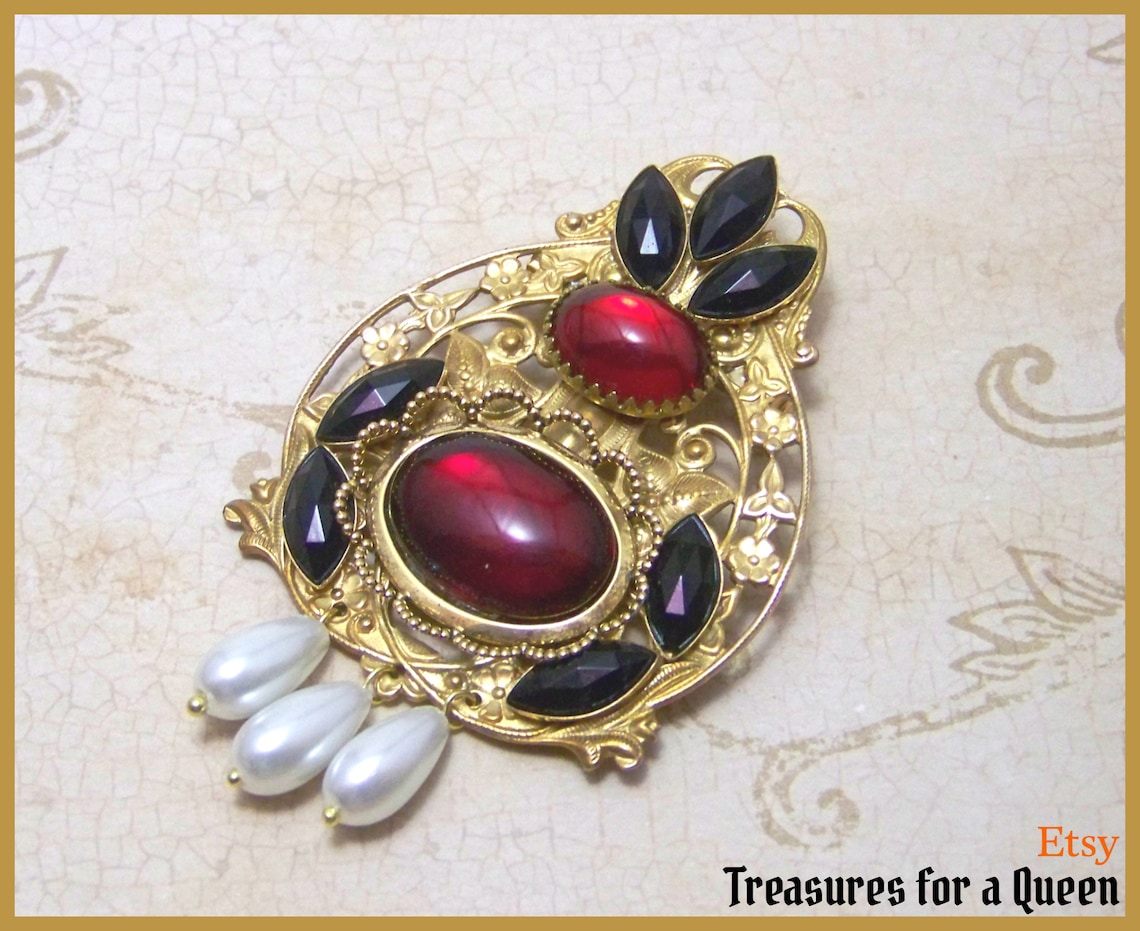 Historical Reproduction Medieval Brooch Medieval Jewelry - Etsy