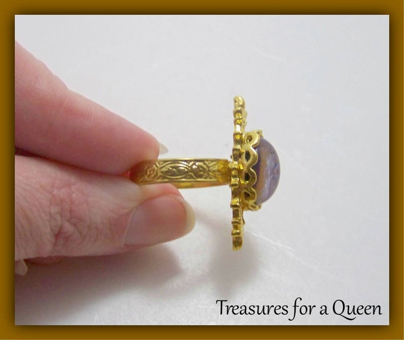 Medieval Ring Victorian Ring Renaissance Jewelry Medieval - Etsy