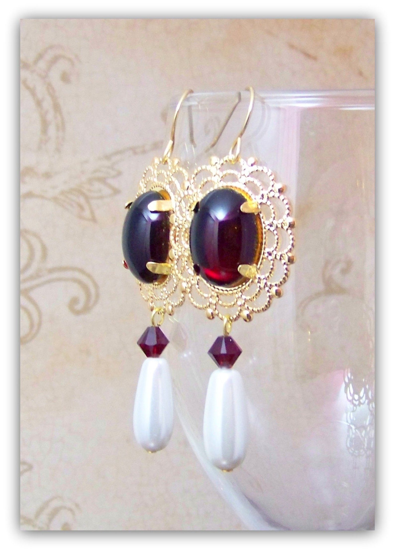 Medieval Earrings - Renaissance Earrings - Medieval Jewelry - Tudor ...