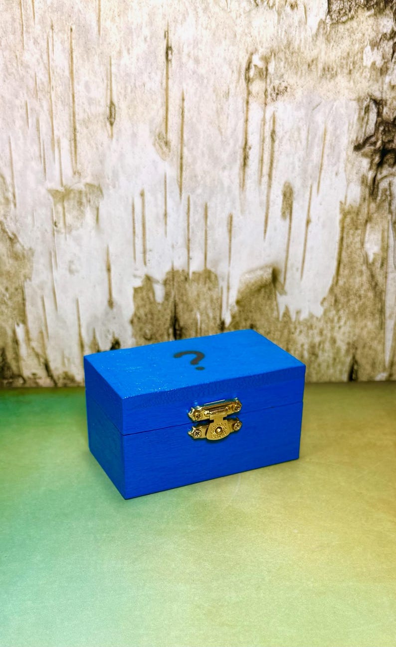 Hand-painted Mystery Box, Surprise Gift, Trinket Stash Box - Etsy
