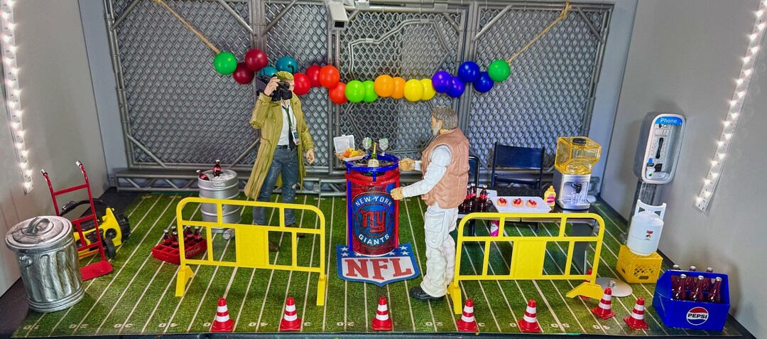 NFL Diorama, Sports Trash Cans, Custom Made Team Decor - Etsy