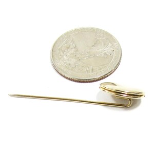 Vintage Locket Lapel Pin 1-3/4 Long Gold Tone Mini Locket - Etsy