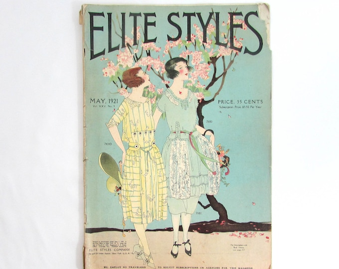 1920s Elite Styles Magazine - May 1921 - Deco Fashions, Social Manners ...