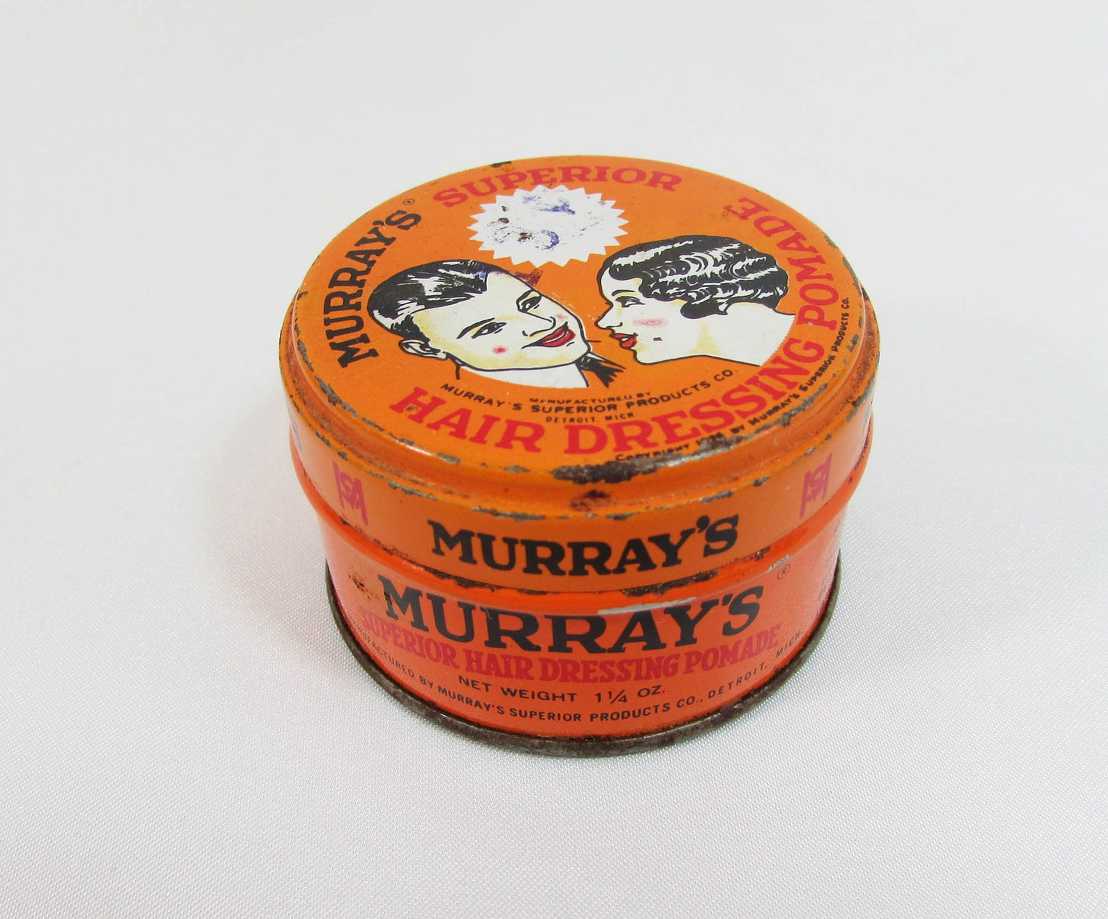 1930s Murrays Hair Drerssing Pomade Tin - Etsy