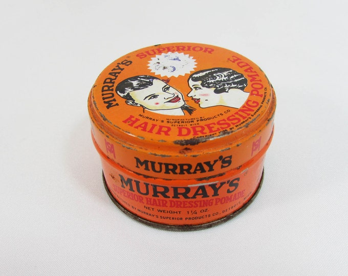 1930s Murrays Hair Drerssing Pomade Tin - Etsy