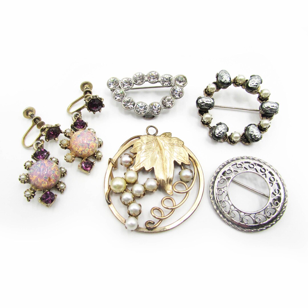 Estate Lot Jewelry - Danecraft, Charles Reis - 12 K Gold Filled Faux ...
