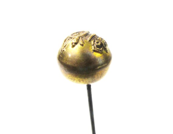 Antique British Royal Artillery Hat Pin Cannon & Crow… - Gem