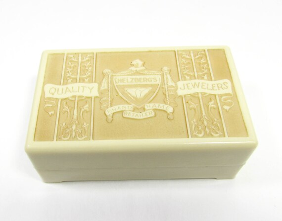 Celluloid Double Ring Presentation Box - Vintage Helz… - Gem