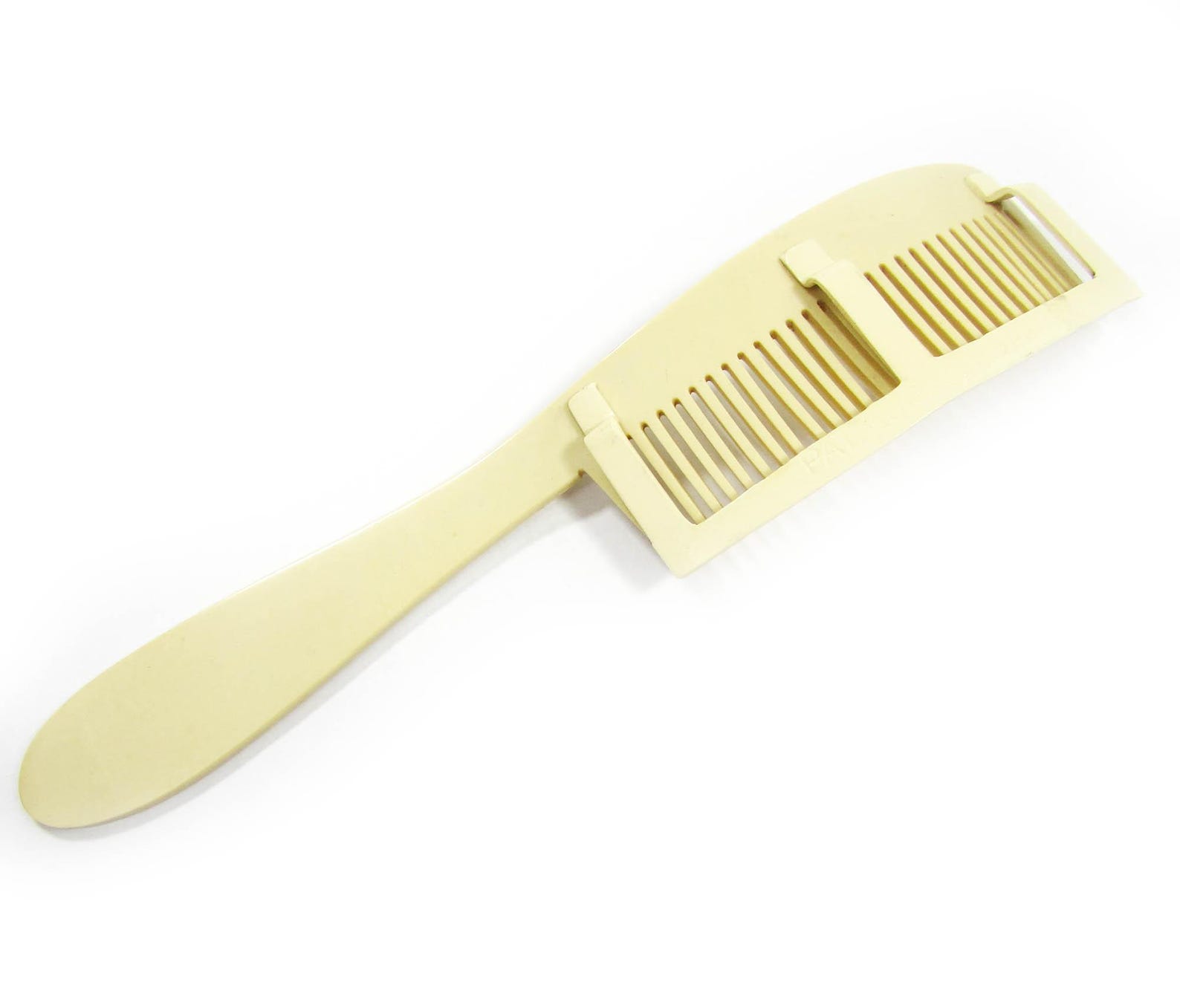 Antique Celluloid Hair Cutting Comb - Barber Comb - 2 Layer - Patent ...
