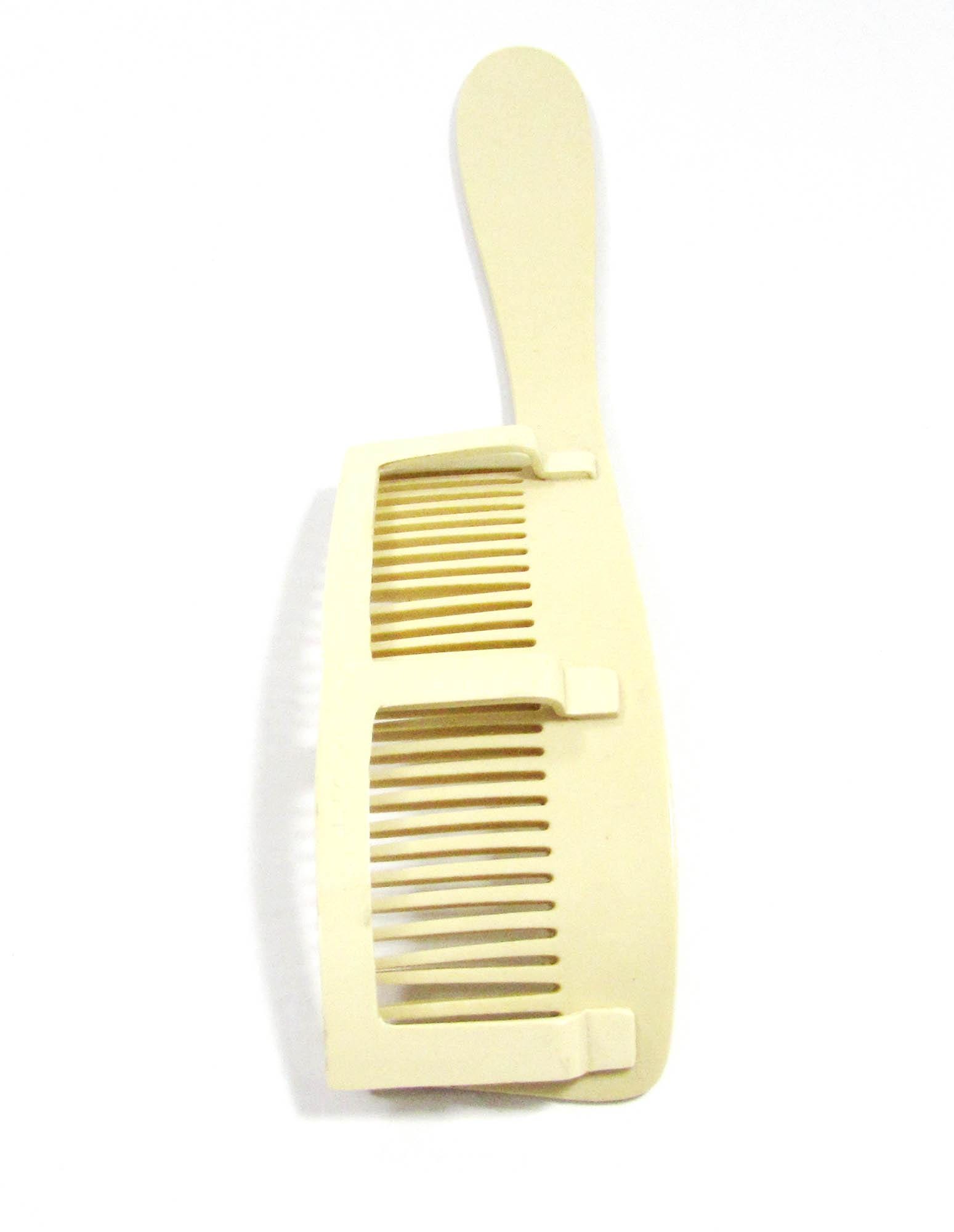 Antique Celluloid Hair Cutting Comb - Barber Comb - 2 Layer - Patent ...