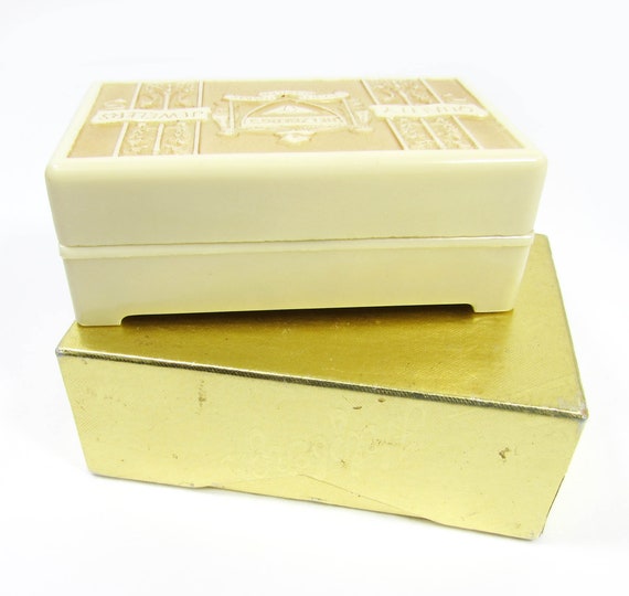 Celluloid Double Ring Presentation Box - Vintage Helz… - Gem