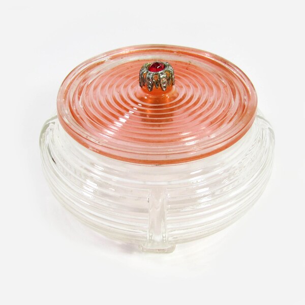 Glass Powder Jar - Etsy