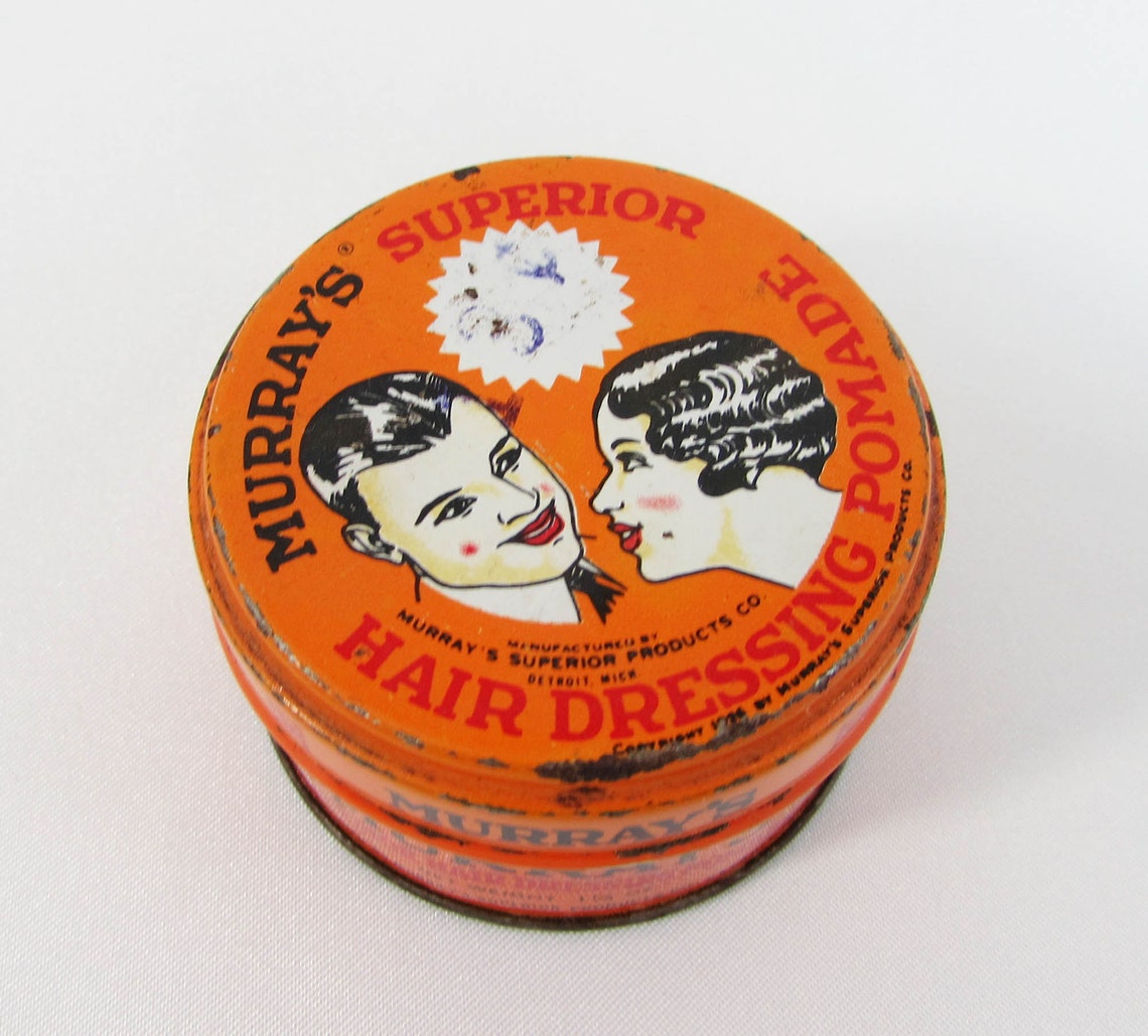 1930s Murrays Hair Drerssing Pomade Tin - Etsy