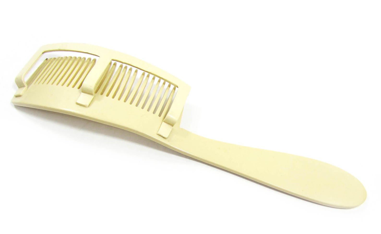 Antique Celluloid Hair Cutting Comb - Barber Comb - 2 Layer - Patent ...