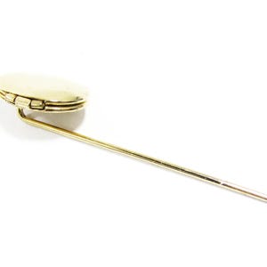 Vintage Locket Lapel Pin 1-3/4 Long Gold Tone Mini Locket - Etsy